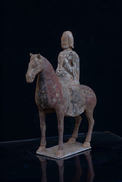 Altchinesisch Nördliches Wei Terracotta Pferd und Reiter Catawiki