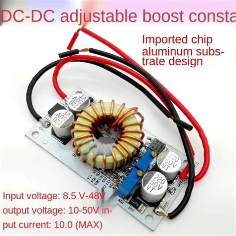 250W 10A DC DC Boost Converter With Constant Current And Non Slip LED