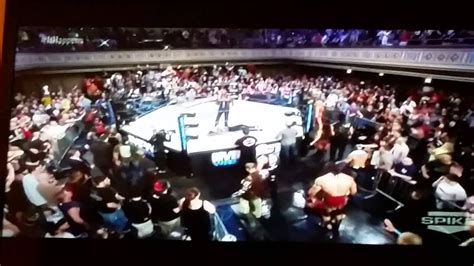 Dixie Carter Gets Thrown Through A Table Youtube
