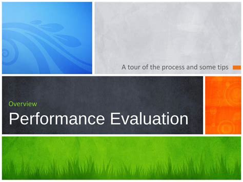 Pdf Overview Performance Evaluation · Why Annual Performance