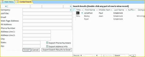 Free Microsoft Access Club Membership Database Template Of Microsoft