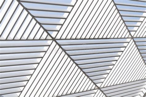 Geometric Architecture With Abstract Pattern Background Of