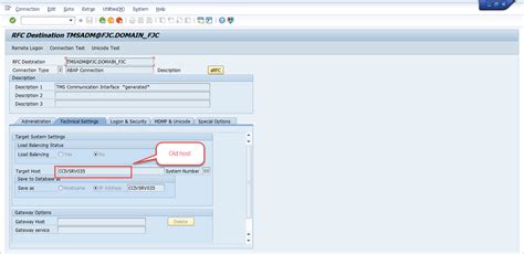 solved unable to edit rfc destination tmsadm in sm59 [rf sap