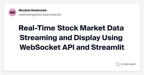 Ticking Updates From A Websocket Using Streamlit Streamlit