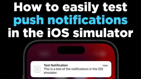 How To Easily Test Push Notifications In The Ios Simulator 📱 Md Hridoy Chowdhury