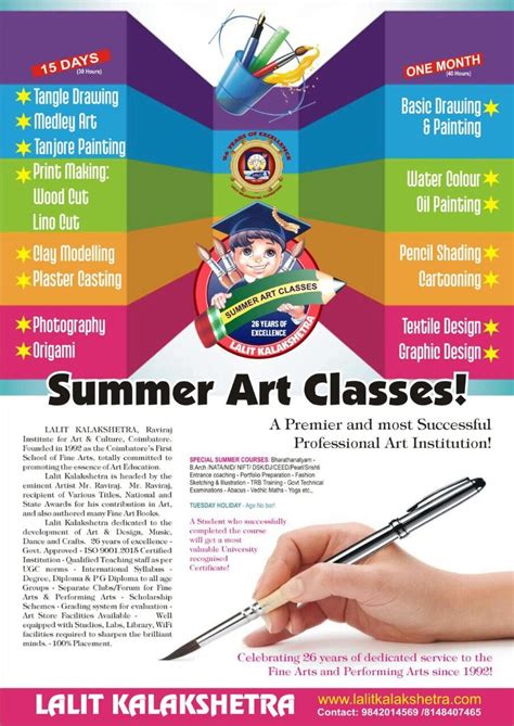 Summer Art Class 2017 Lalit Kalakshetra