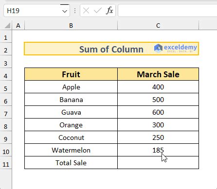 How To Sum A Range Of Cells In A Row Using Excel VBA 6 Methods