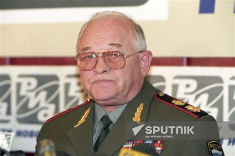 Russias Defense Minister Igor Sergeyev Sputnik Mediabank