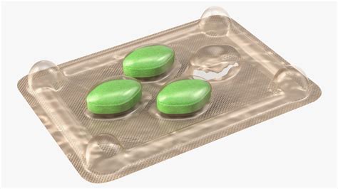 Pill Blister Pack Open 3d Model 29 3ds Blend C4d Fbx Max Ma Lxo Obj Free3d