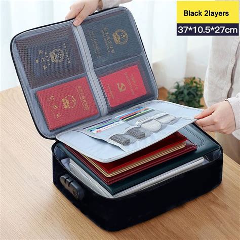 Large Capacity Multi Layer Document Tickets Storag Grandado