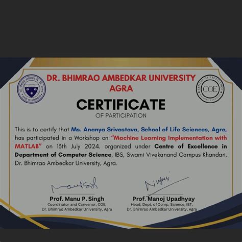 Ananya Srivastava On Linkedin Machinelearning Matlab