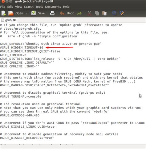 Grub2 Grub Menu Doesnt Appear When Pressing Shift Ask Ubuntu