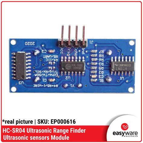 Hc Sr04 Ultrasonic Range Finder Module Sensor Jarak Ultrasonik Untuk Arduino And Robotika Toko