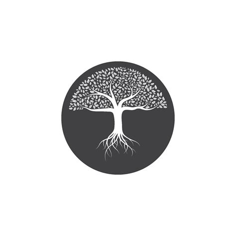 Tree Icon Logo Template Vector Vector Art At Vecteezy