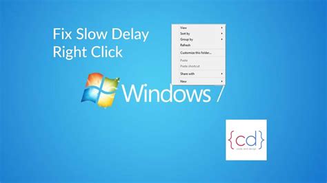 Fix Mouse Right Click Delay Slow Working On Windows 7 1 Code And Design Youtube