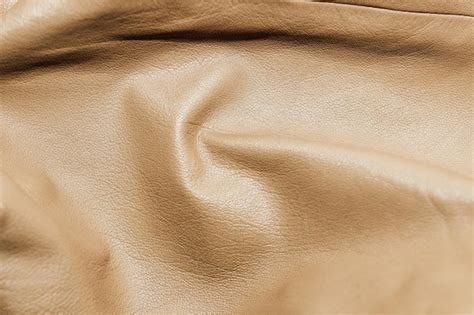 Chaqueta de cuero marrón textura de cuero suave genuino Foto Premium