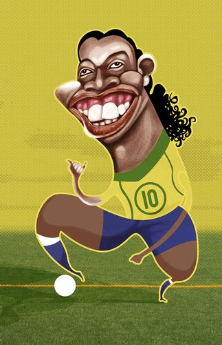 Ronaldinho Gaucho By Pincho Sports Cartoon Toonpool