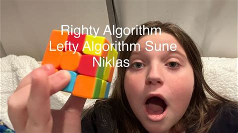 The 4 Algorithms For Cubing Youtube