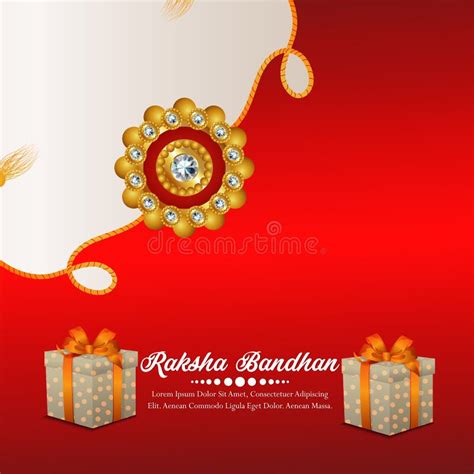 Indian Festival Of Brother And Sister Happy Raksha Bandhan Greeting