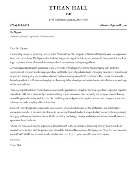 Phd Cover Letter Examples And Expert Tips ·