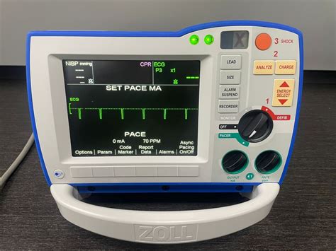 Used Zoll R Series Als 3 Lead Ecg Pacer Spo2 Nibp Etco2