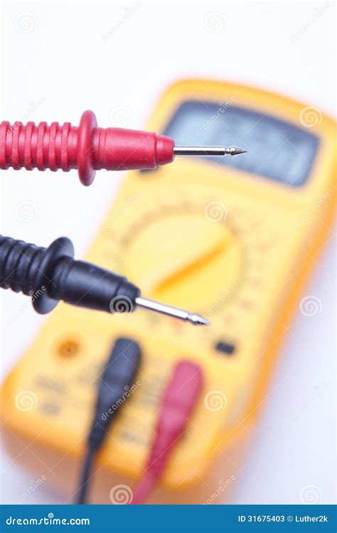 Digital Multimeter Tips Stock Image Image Of Digital 31675403