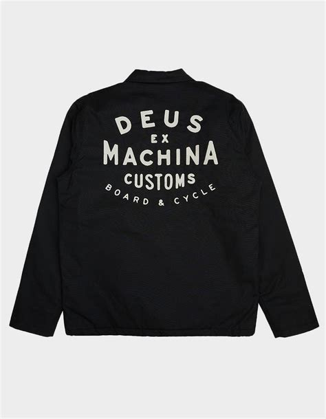 deus ex machina workshop coach mens jacket black tillys