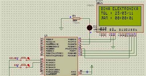 robot jam digital dengan bascom avr