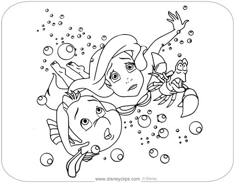 The Little Mermaid Coloring Pages 4