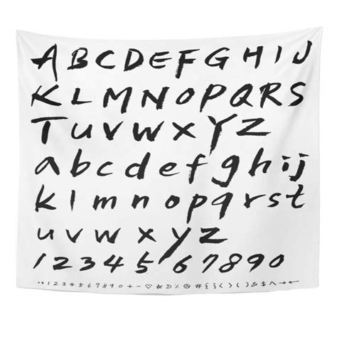 Ufaezu Comma Arrow Alphabet Book Brush Calligraphy Catalog Collection