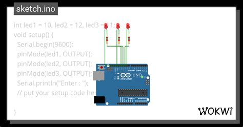 Led1 Wokwi Esp32 Stm32 Arduino Simulator