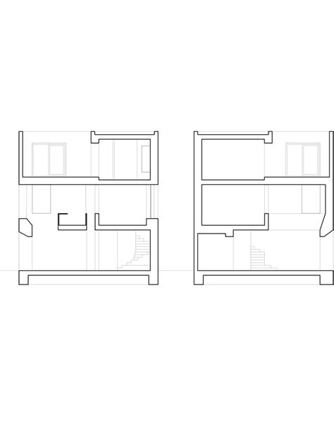 미니멀한 큐브 하우스