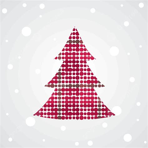 Christmas Treevector Illustration Imagery Shape Green Vector Imagery