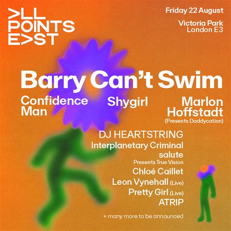 Barry Cant Swim To Headline All Points East With Special Guests