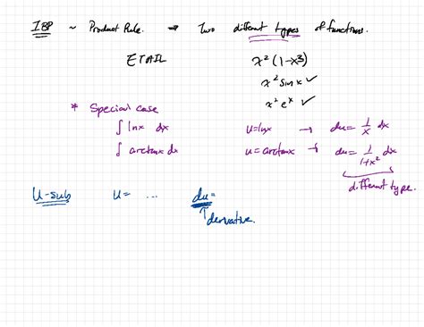 Calc Lecture B Calc II B Product Role Two Different Types D Functions E TAIL