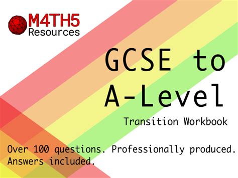 Gcse To A Level Maths Transition Workbook Teaching Resources