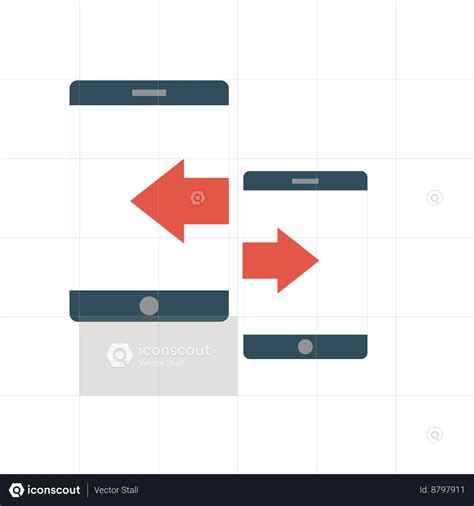 Mobile File Sharing Animated Icon Download In Json Lottie Or Mp4 Format