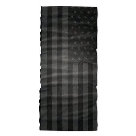 Blacked Out Usa Flag Face Bandana Etsy