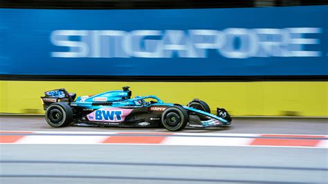 Fernando Alonso Alpine A522 Singapore Gp 2022 Oc 3000x1693 R