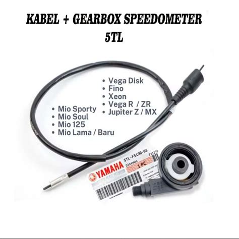 Jual PAKET KABEL KM SPIDOMETER GEAR BOX MIO SPORTY MIO SMILE MIO FINO SOUL MIO M3 MIO 5TL
