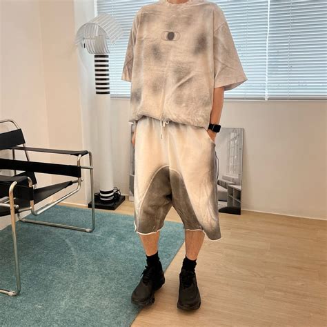 더티 워싱 버뮤다 빈티지 오버핏 팬츠 반바지 남여공용 에이블리