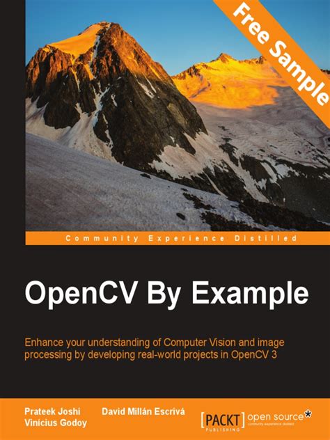 OpenCV by Example - Sample Chapter | PDF | Computer Vision | Optical ...