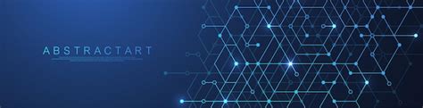 Premium Vector Technology Hexagons Connection Digital Data And Big
