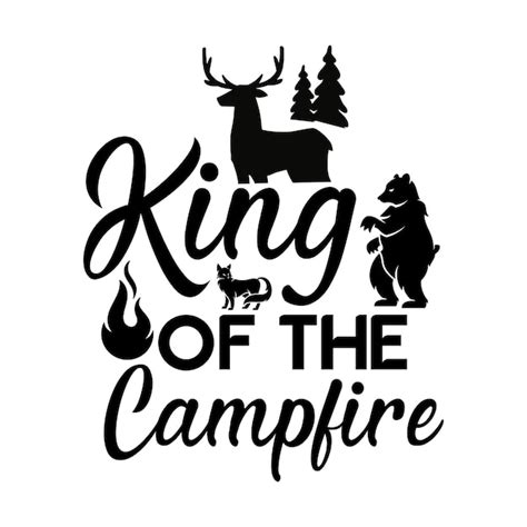 Premium Vector Happy Campers Svg Bundle Camping Bucket Cut File