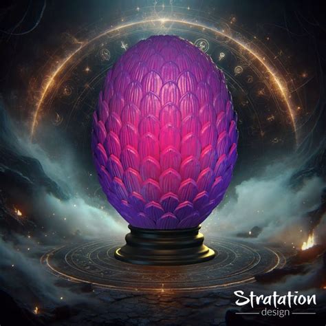 D Printable Ancient Sage Dragon Egg Box By Stratation Design