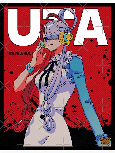 Uta One Piece Red Comic Design Sticker For Sale By Ikaxii Redbubble