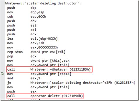on vector deleting destructors and some new delete internals ofek s