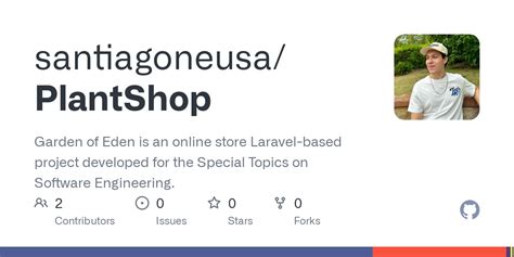Github Santiagoneusaplantshop Garden Of Eden Is An Online Store