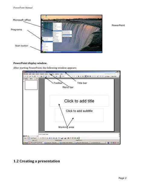 New Computer Packages Microsoft PowerPoint Training Manual Notes