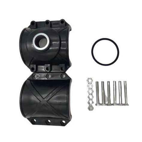 Pipe Saddle Compression Joint For Connecting Hard Pipe Fittings Full Size Saddle And Brass Nipple